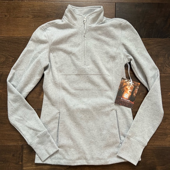 Kyodan | Tops | Kyodan Equinox 2 Zip Brushed Jacquard Sweater New With ...